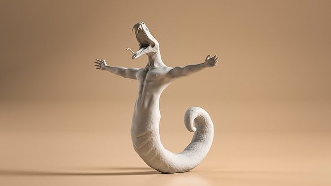 Snake Man - Garou Sculpt free 3D model | CGTrader