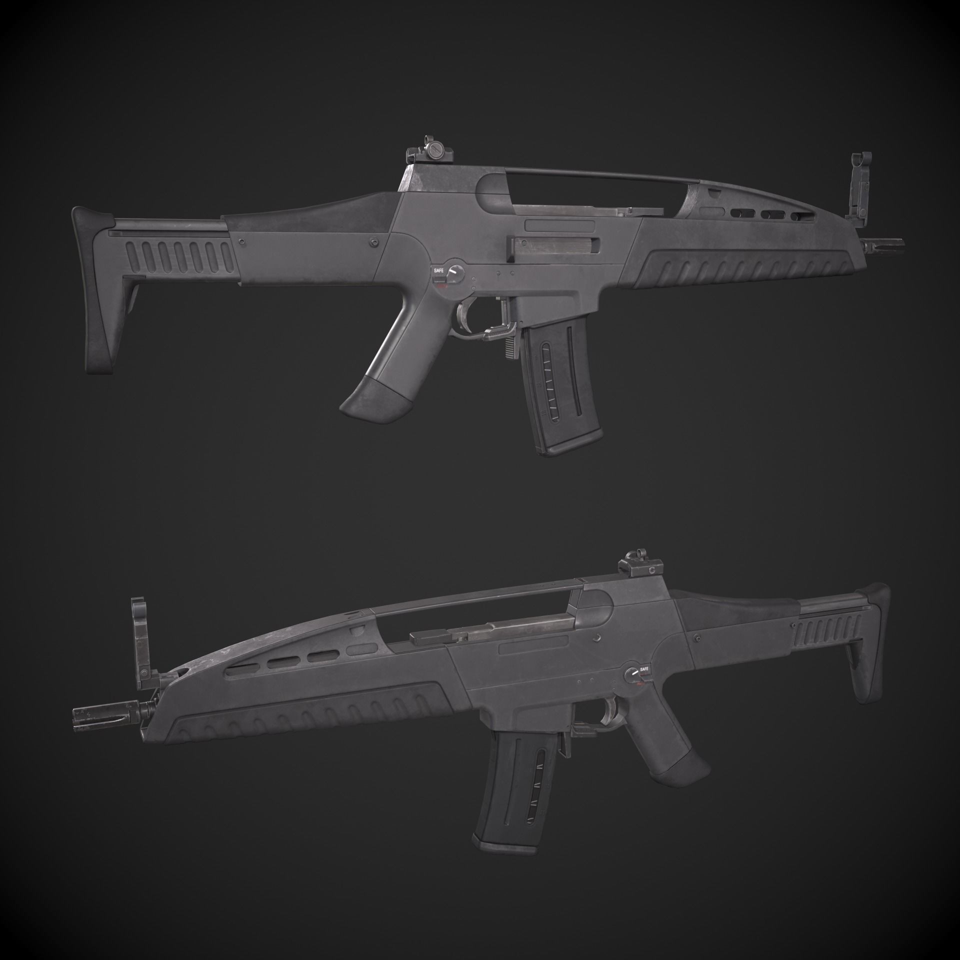 3D model Heckler And Koch XM-8 VR / AR / low-poly | CGTrader