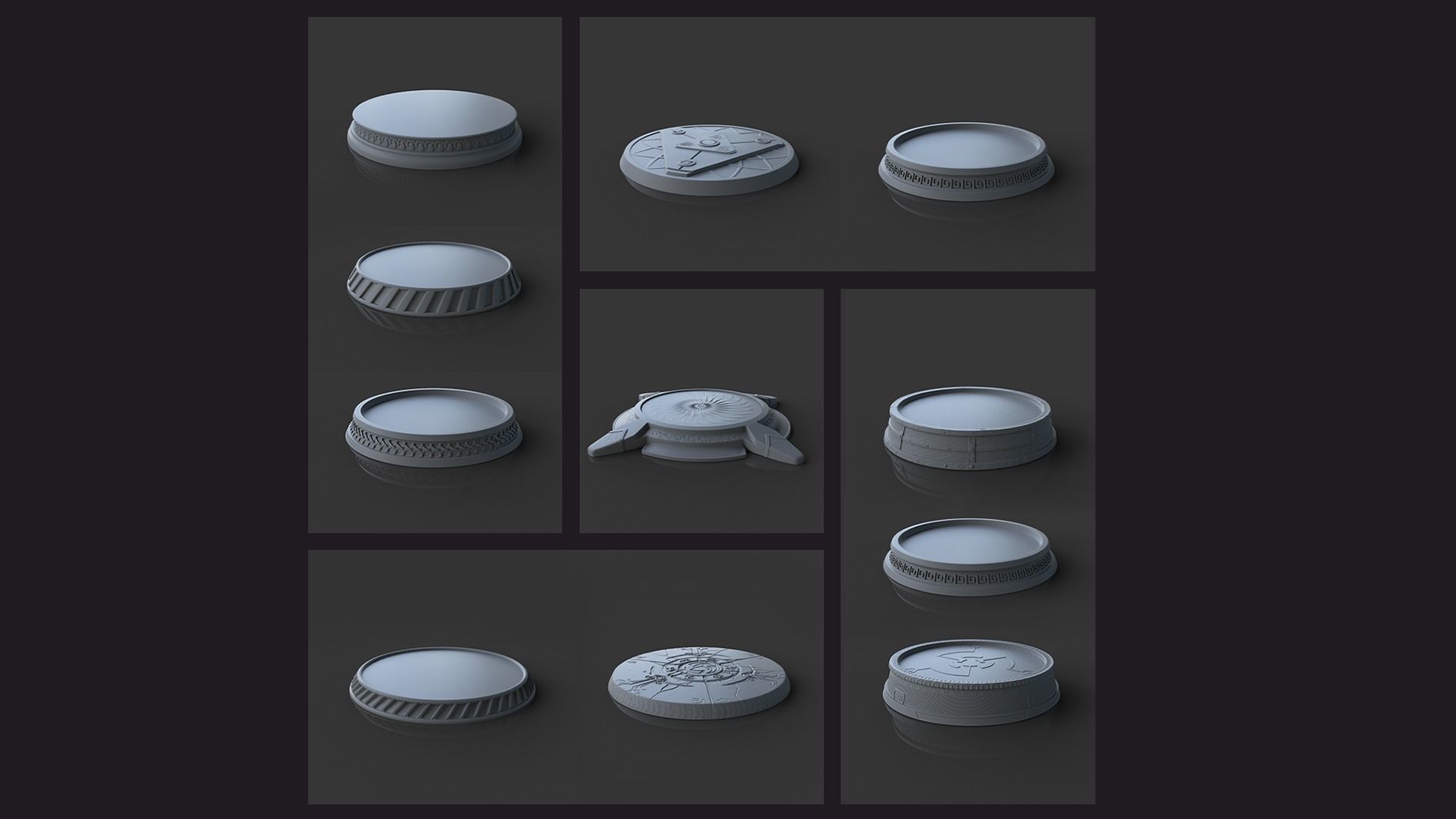 3D Printing Bases V2 3D model 3D printable | CGTrader