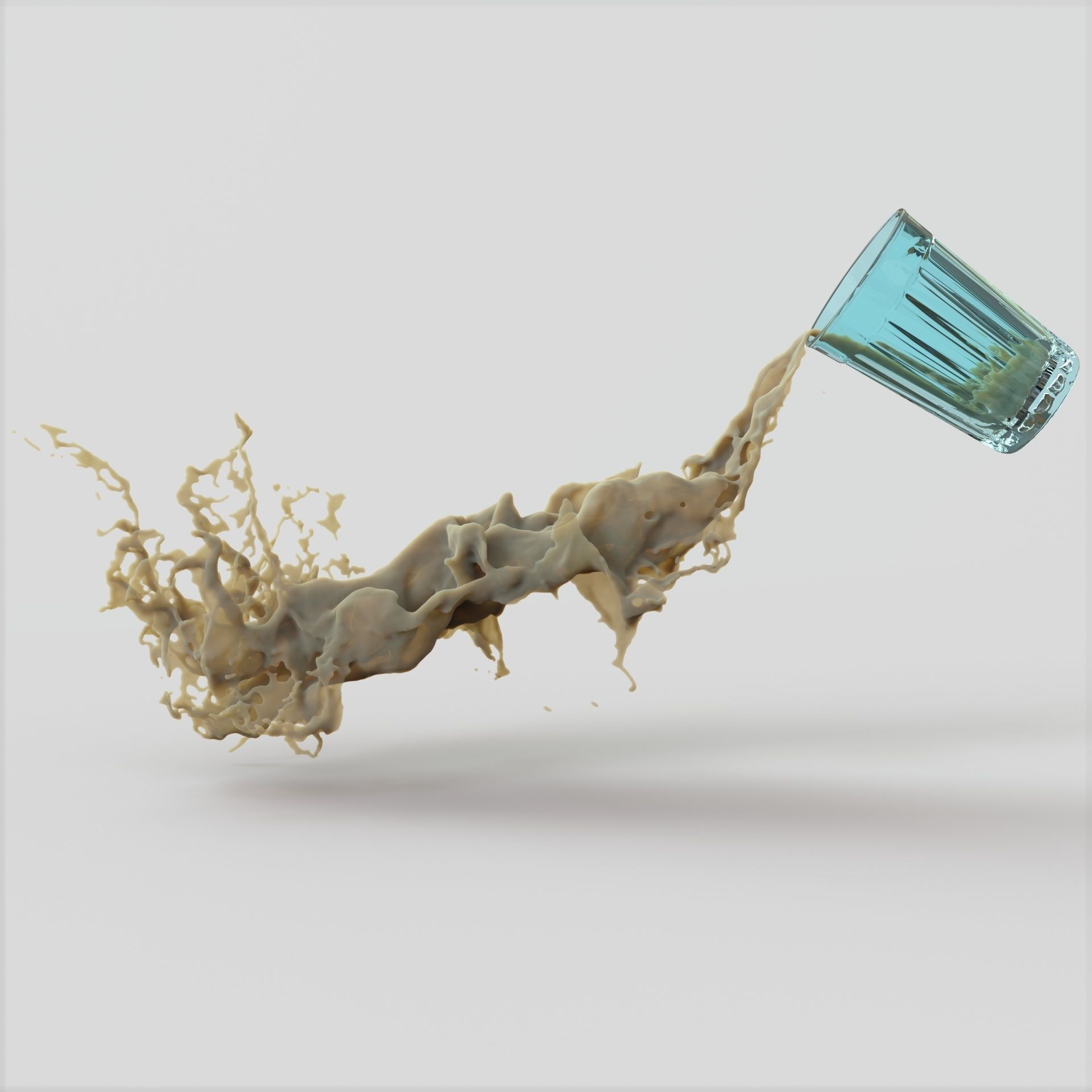 Splash liquid 3D model | CGTrader