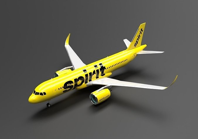 Airbus A320 NEO Spirit Livery 3D model | CGTrader