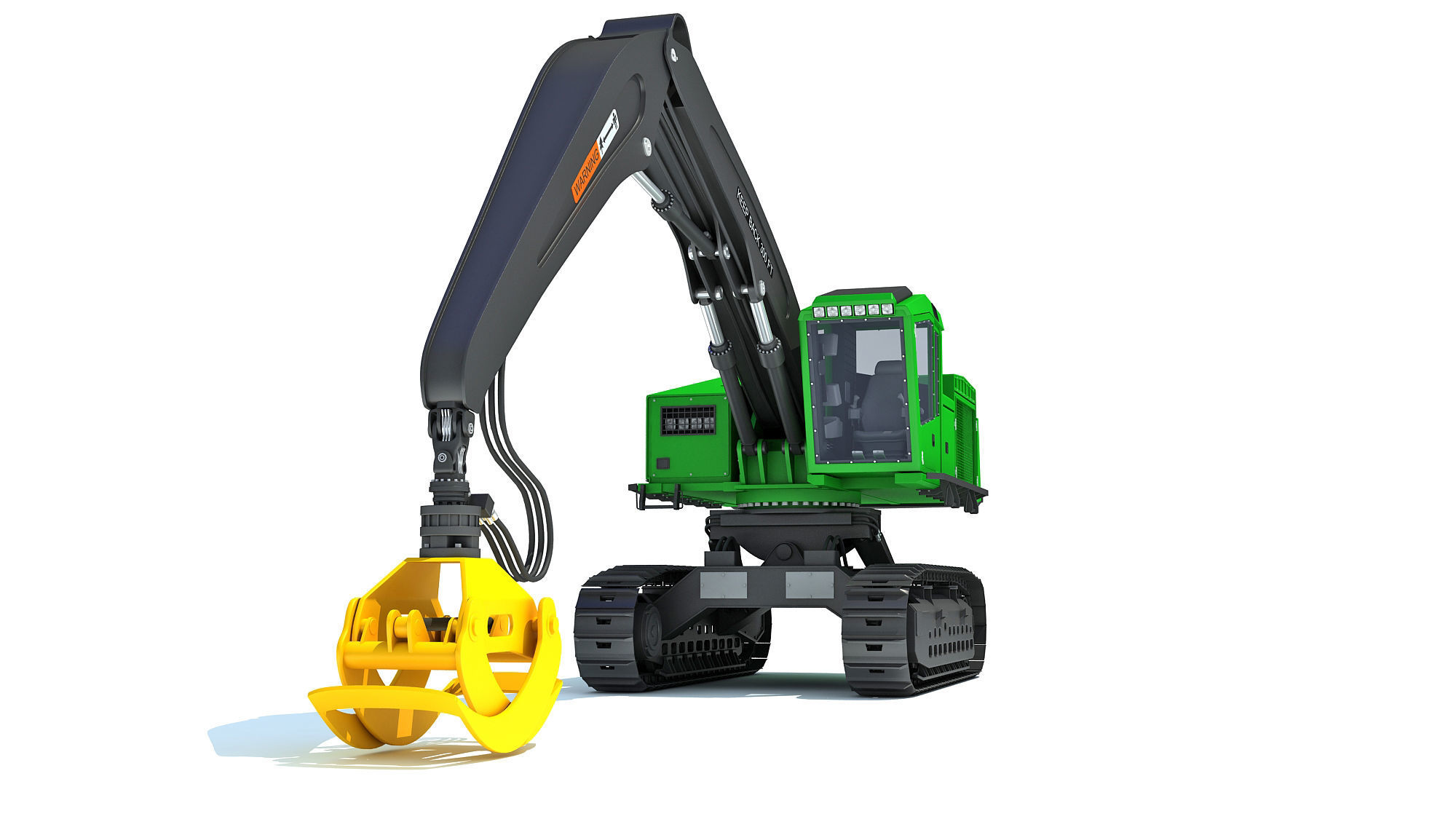 Forestry Harvester 3D model | CGTrader