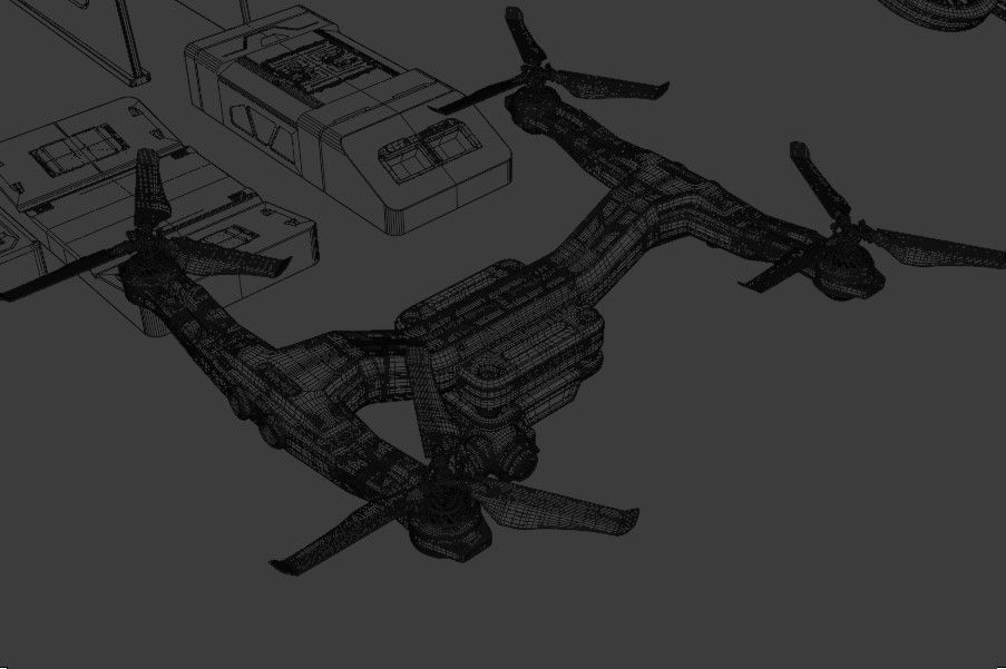 KITbash drones 3D model | CGTrader