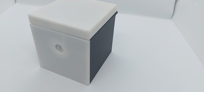 SecretBox square plastic box 3D model 3D printable | CGTrader