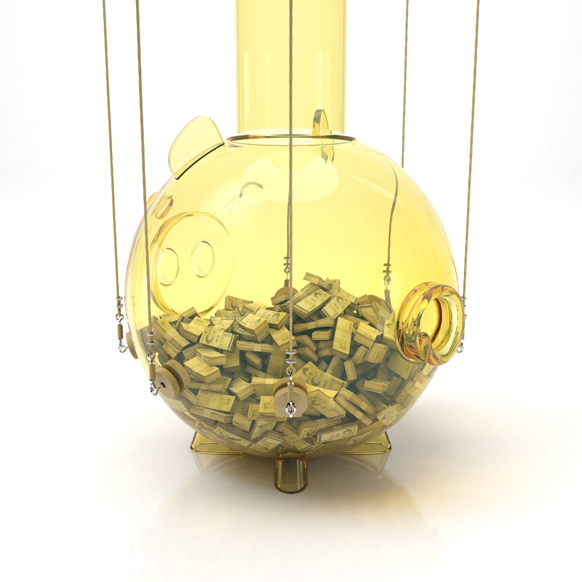 Squid Game Piggy Bank 3D model | CGTrader