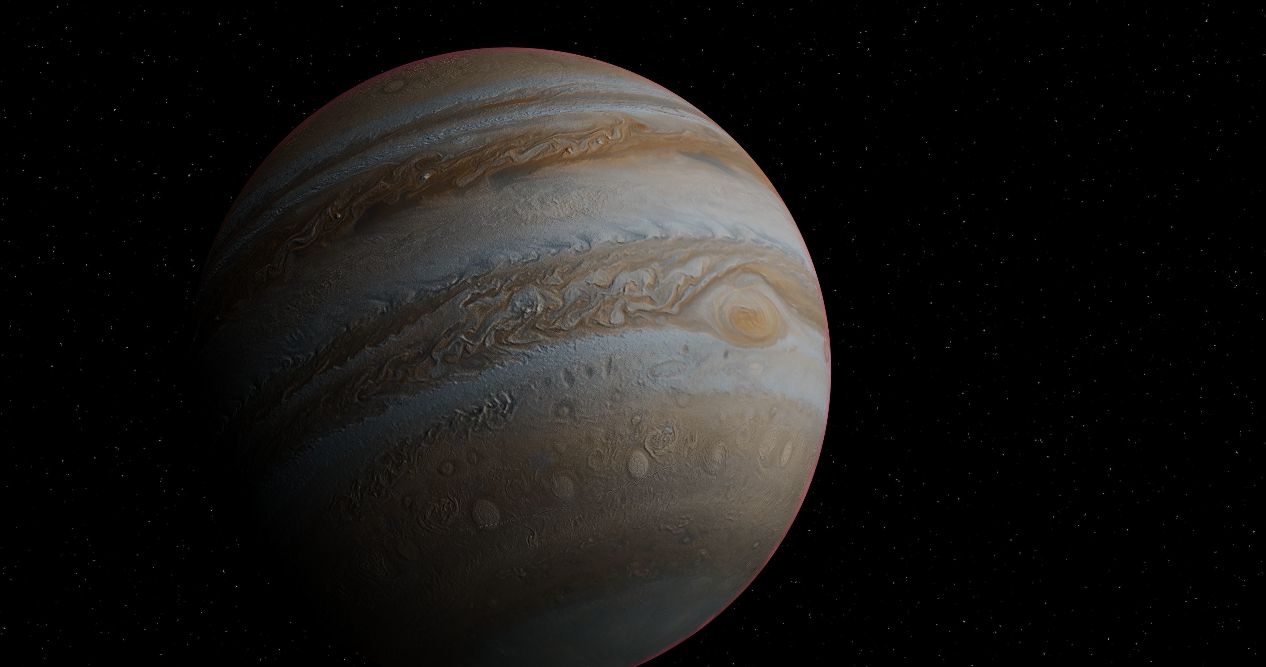 Animated Jupiter planet free 3D model animated | CGTrader