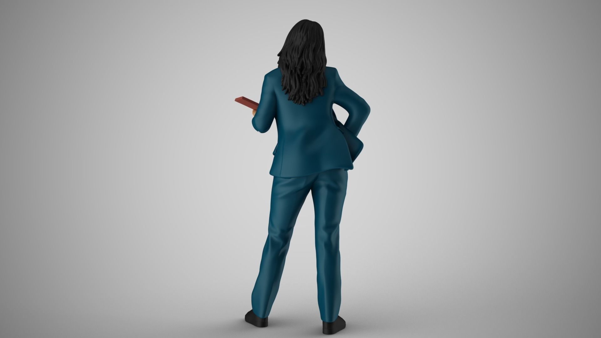 Woman Work Time 3D model 3D printable | CGTrader
