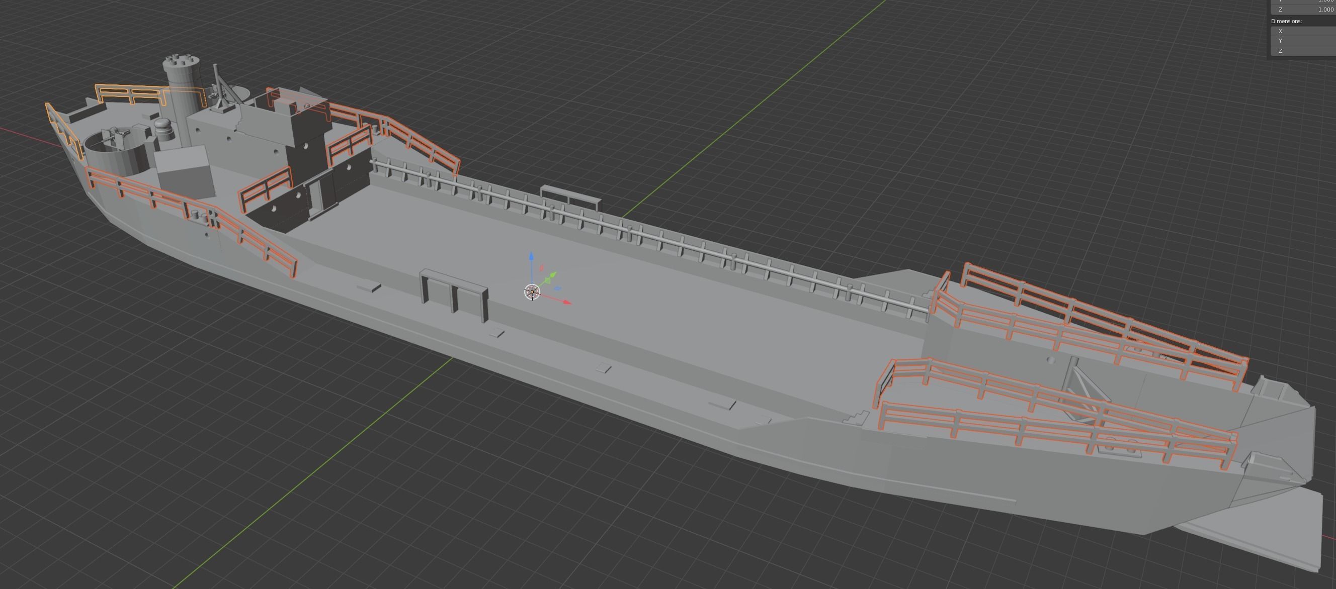 LCT Mk 4 - Landing Craft Tank Mark 4 3D model 3D printable | CGTrader