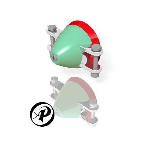 FOLDING PROPELLER HUB SPINNER AP-SP-002 free 3D model 3D printable ...