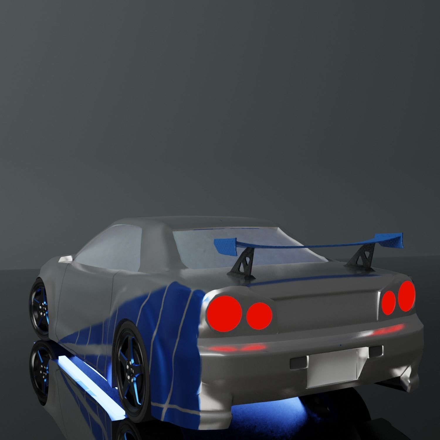 3D model Nissan Skyline R34 VR / AR / low-poly | CGTrader