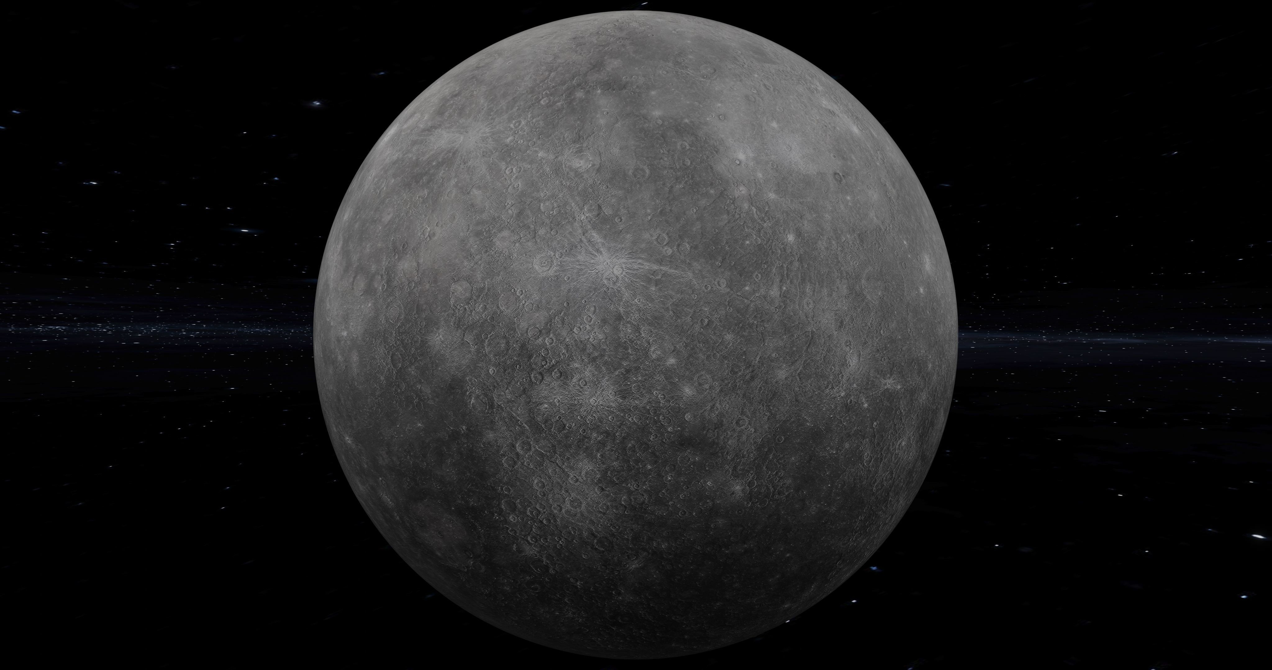 Animated Mercury planet 3D model animated | CGTrader