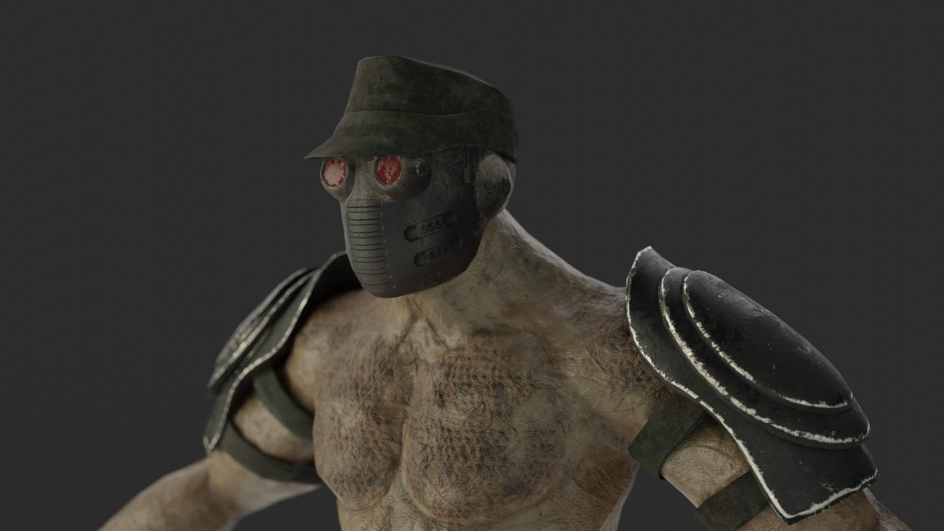 3D model Bio-enhanced soldier VR / AR / low-poly | CGTrader