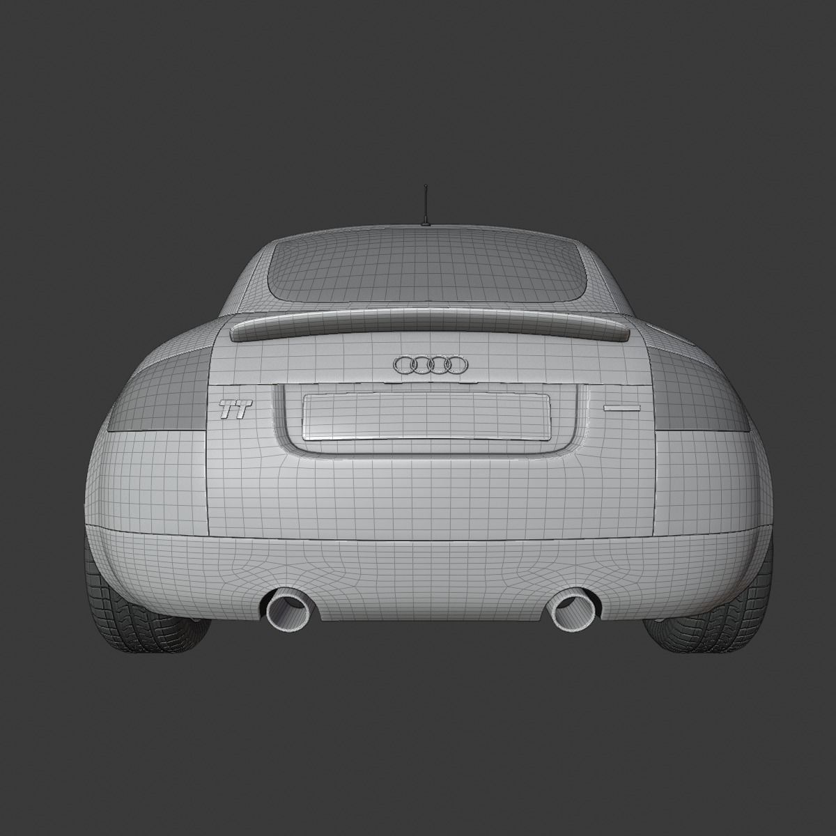 AUDI TT Drivable Car Vehicle Transport for Unreal Engine 3D model ...