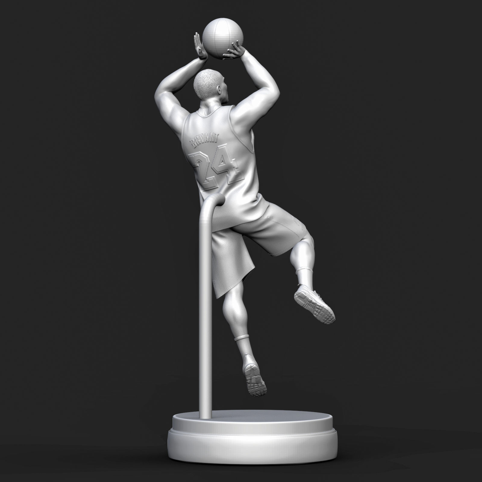 Kobe Bryant 3D Printable 4 3D model 3D printable | CGTrader