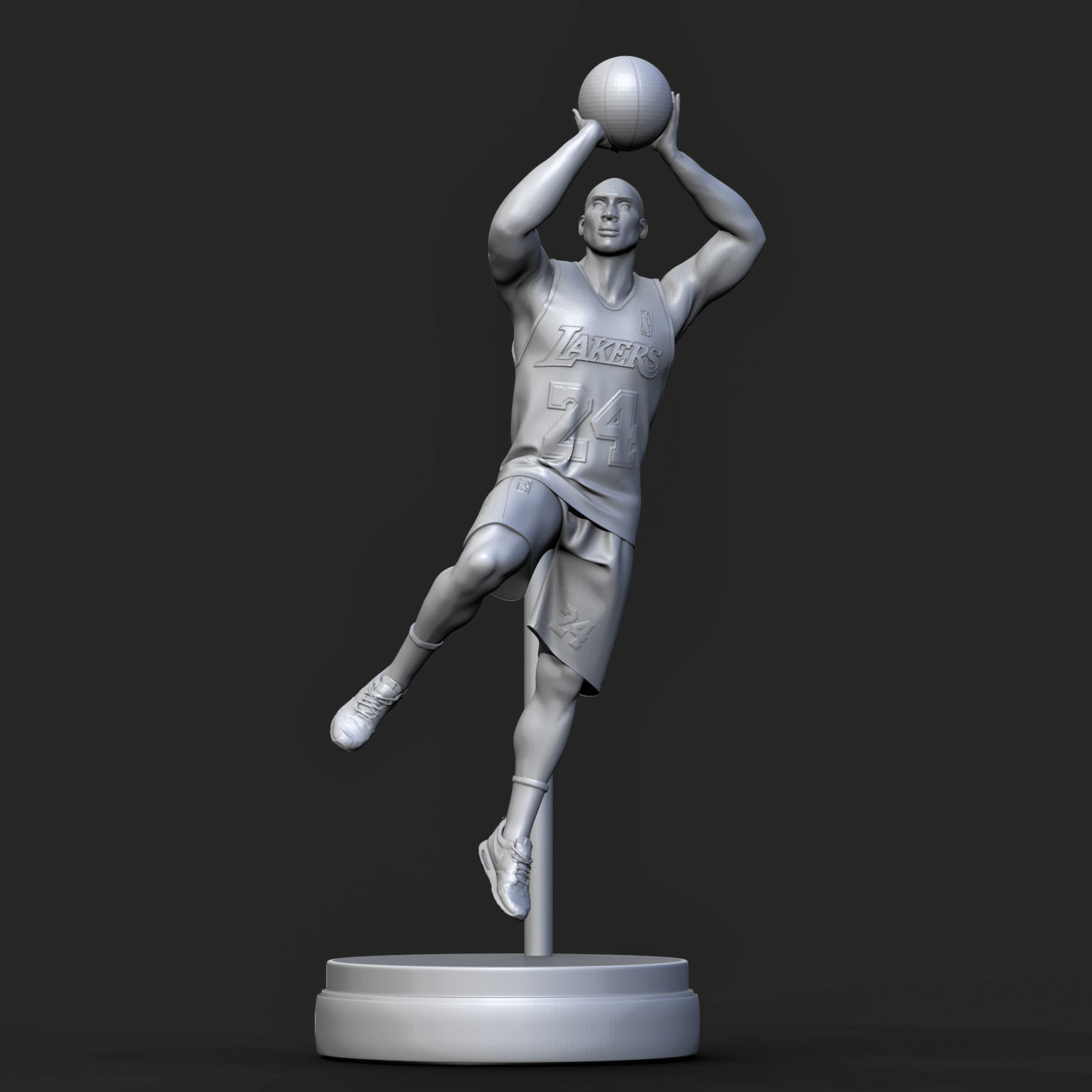 Kobe Bryant 3D Printable 4 3D model 3D printable | CGTrader