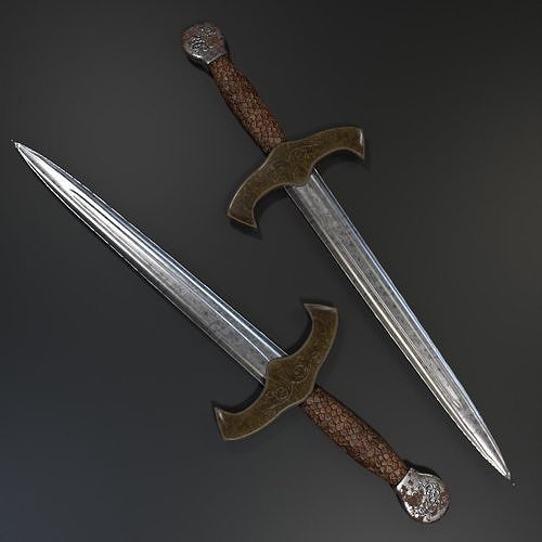3D model Old Rusted Dagger VR / AR / low-poly | CGTrader