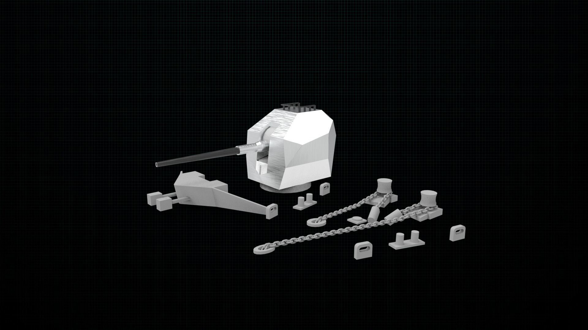 Frigate type 23 3D model 3D printable | CGTrader
