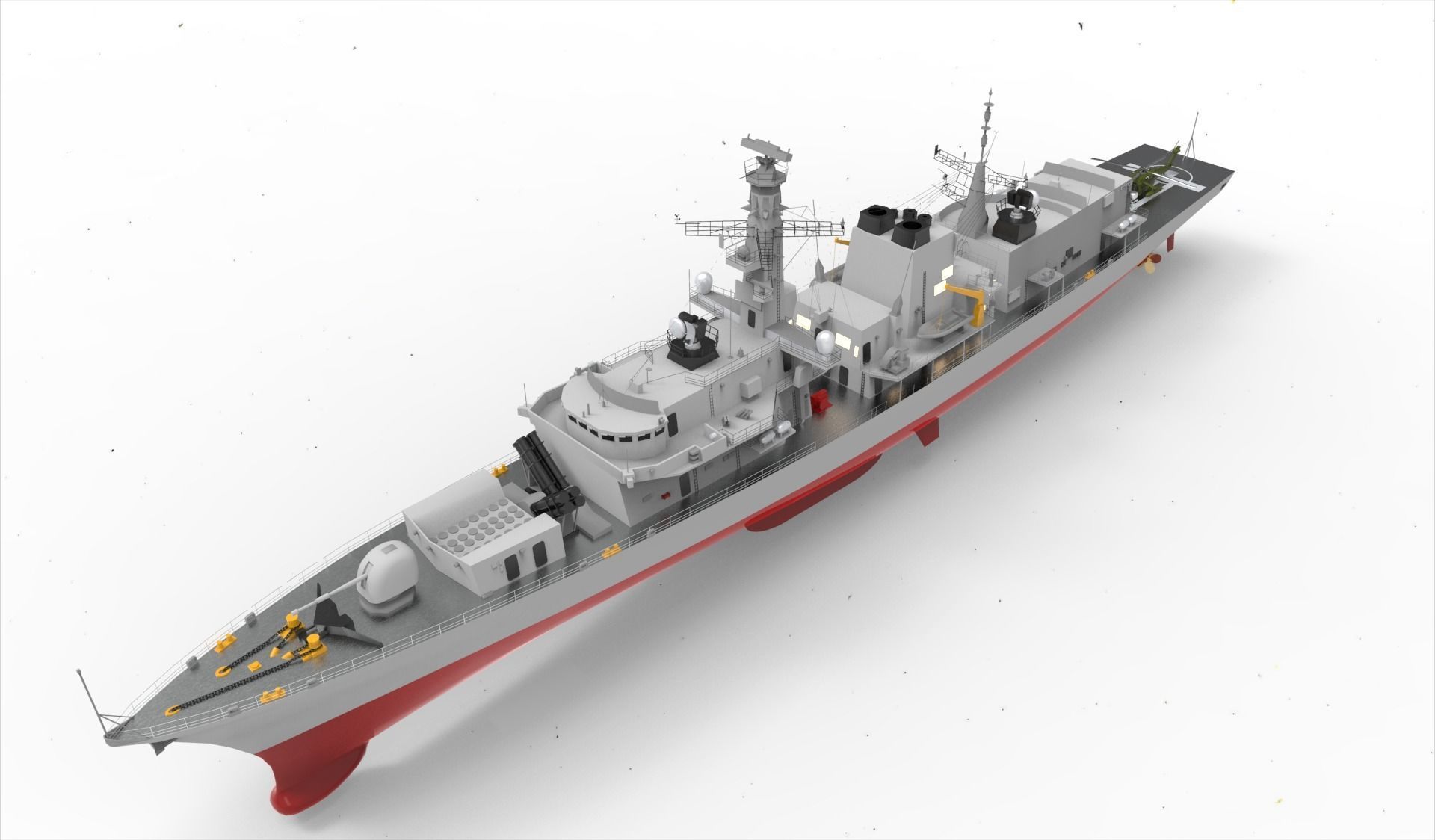 Frigate type 23 3D model 3D printable | CGTrader