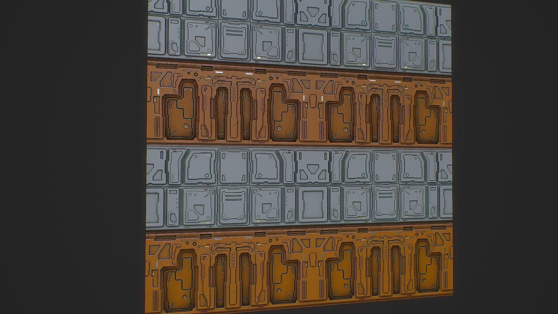 Sci fi tileable panels textures Texture | CGTrader