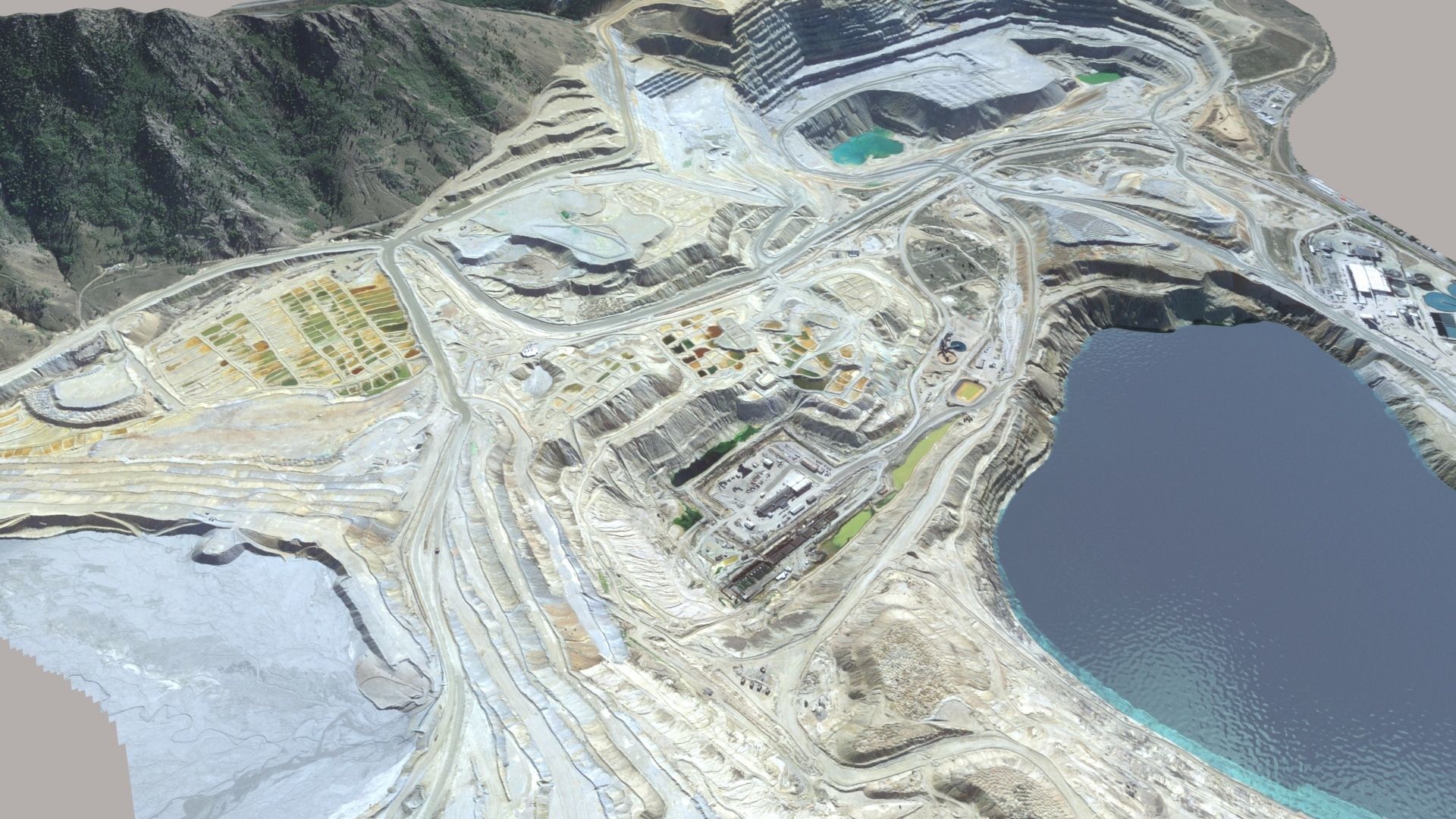 Opencast Mine Silver Bow Creek 3D model | CGTrader