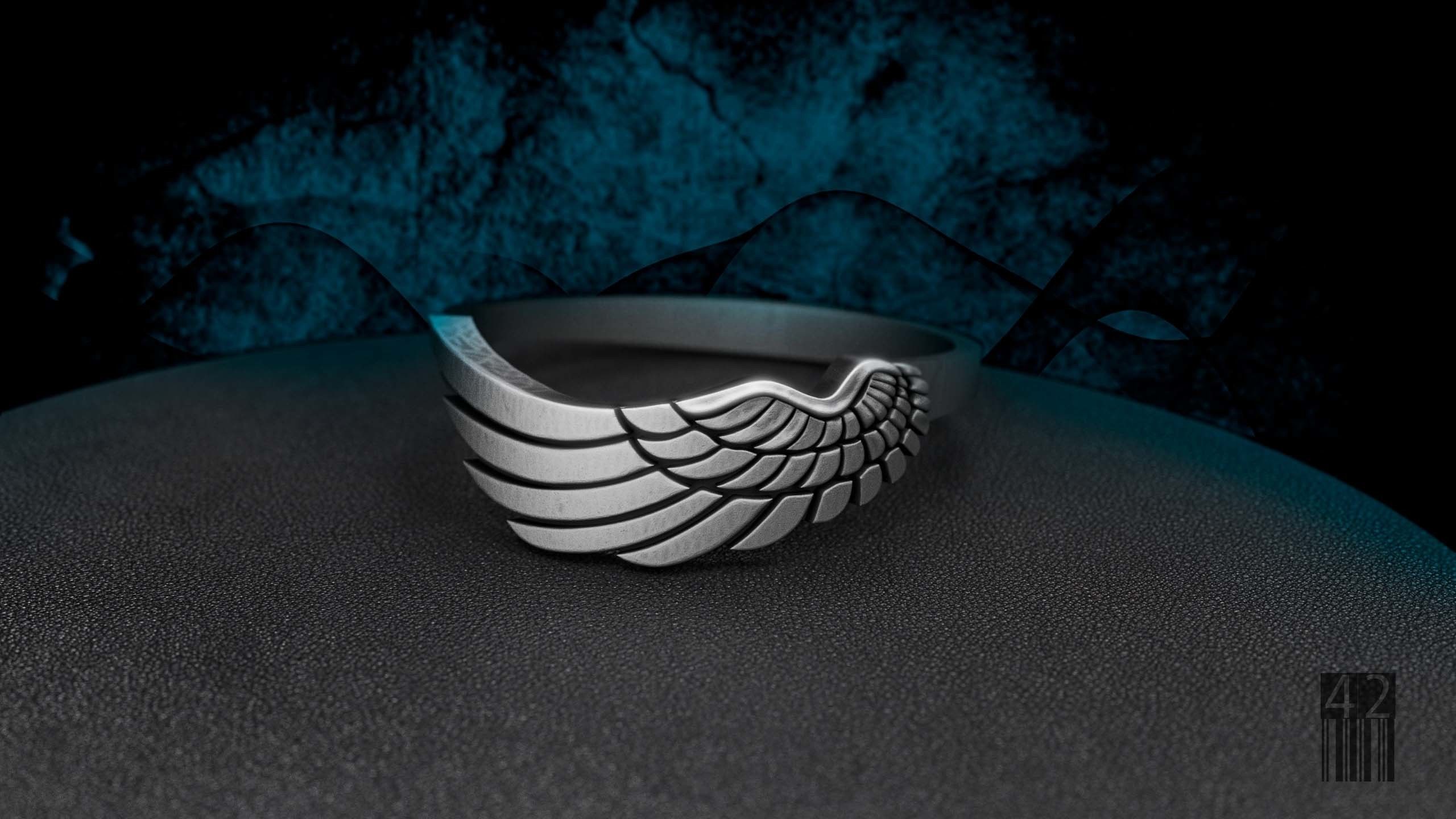 ring wing 3D model 3D printable | CGTrader