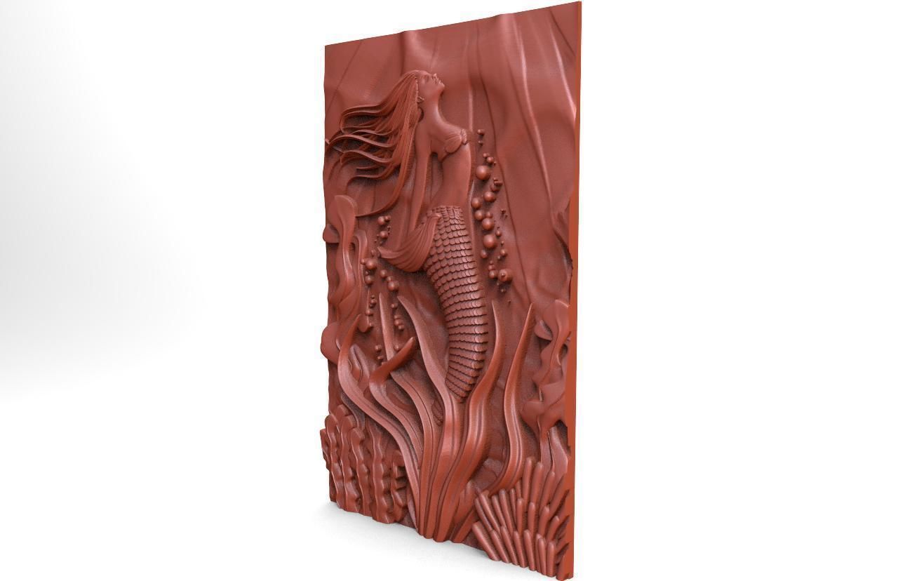 Mermaid CNC 4 3D model 3D printable | CGTrader