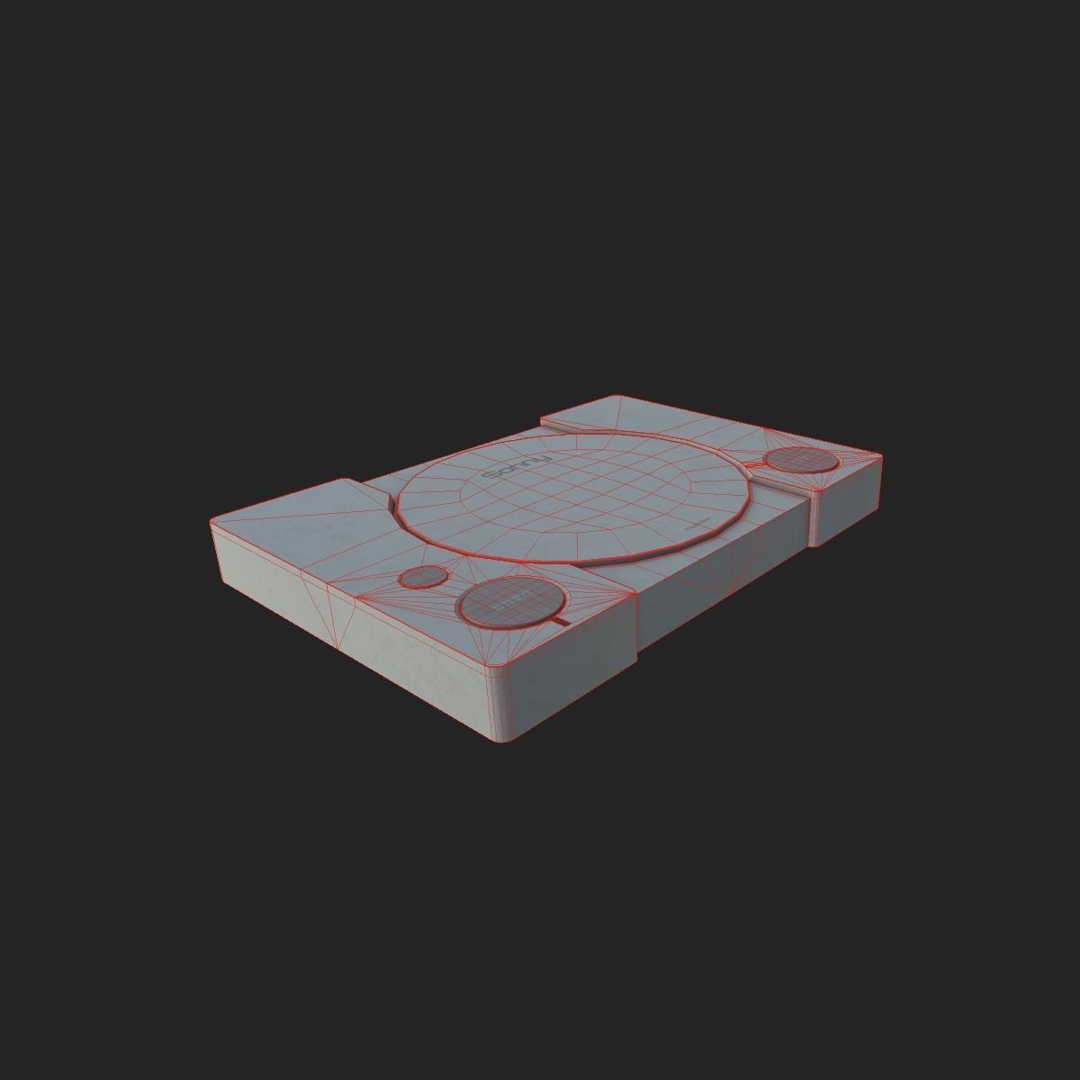 3D model Playstation 1 console VR / AR / low-poly | CGTrader