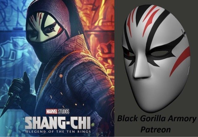 DEATH DEALER MASK FROM SHANG CHI THE LEGEND OF THE 10 RINGS STL 3D ...