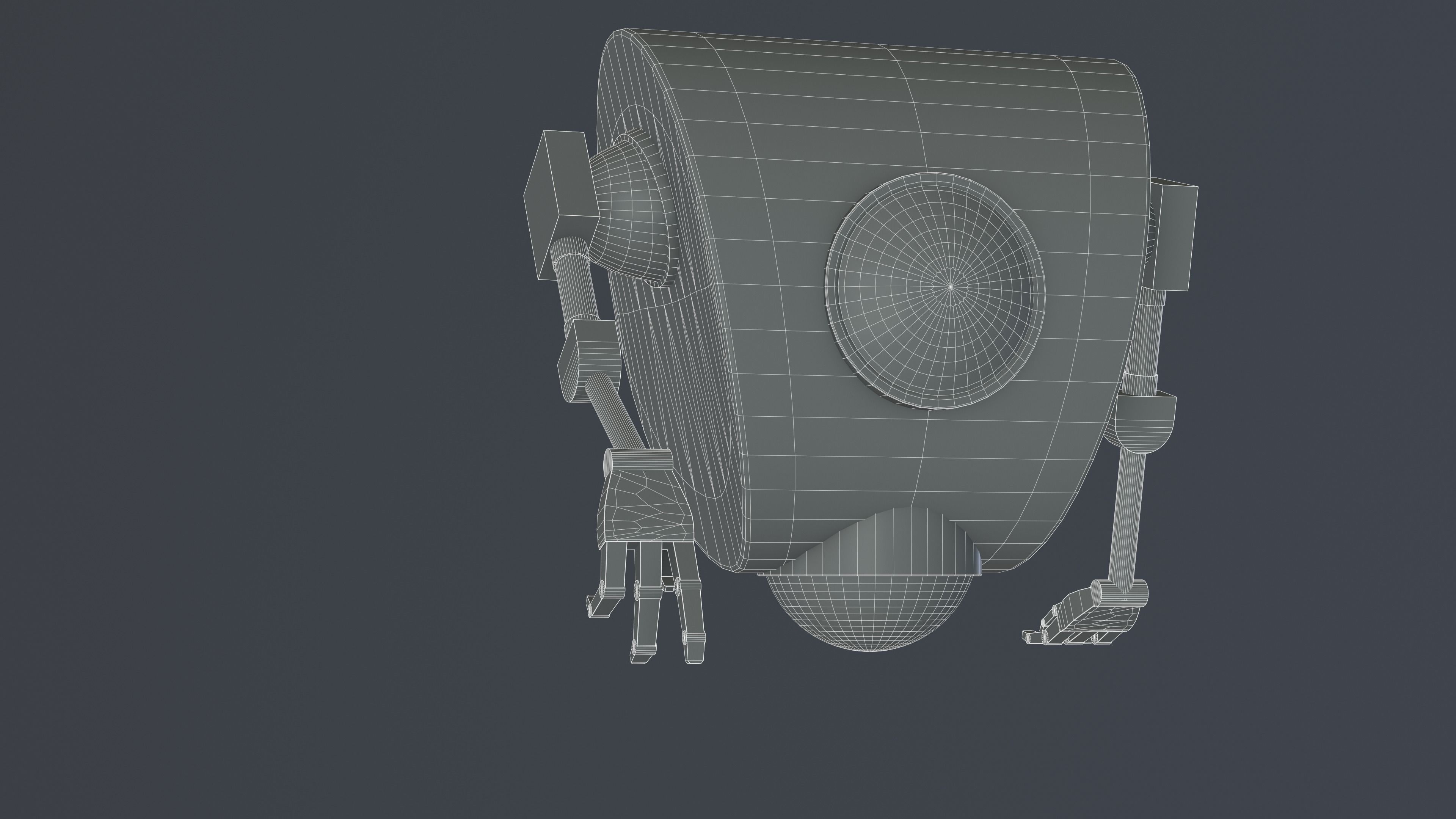 Robot named Rob carbon 3D model | CGTrader