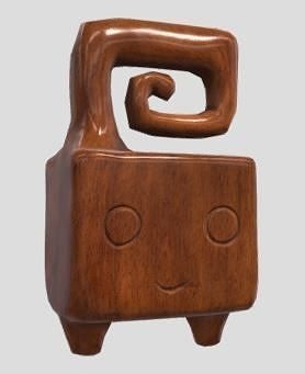 wooden character 2 3D model | CGTrader