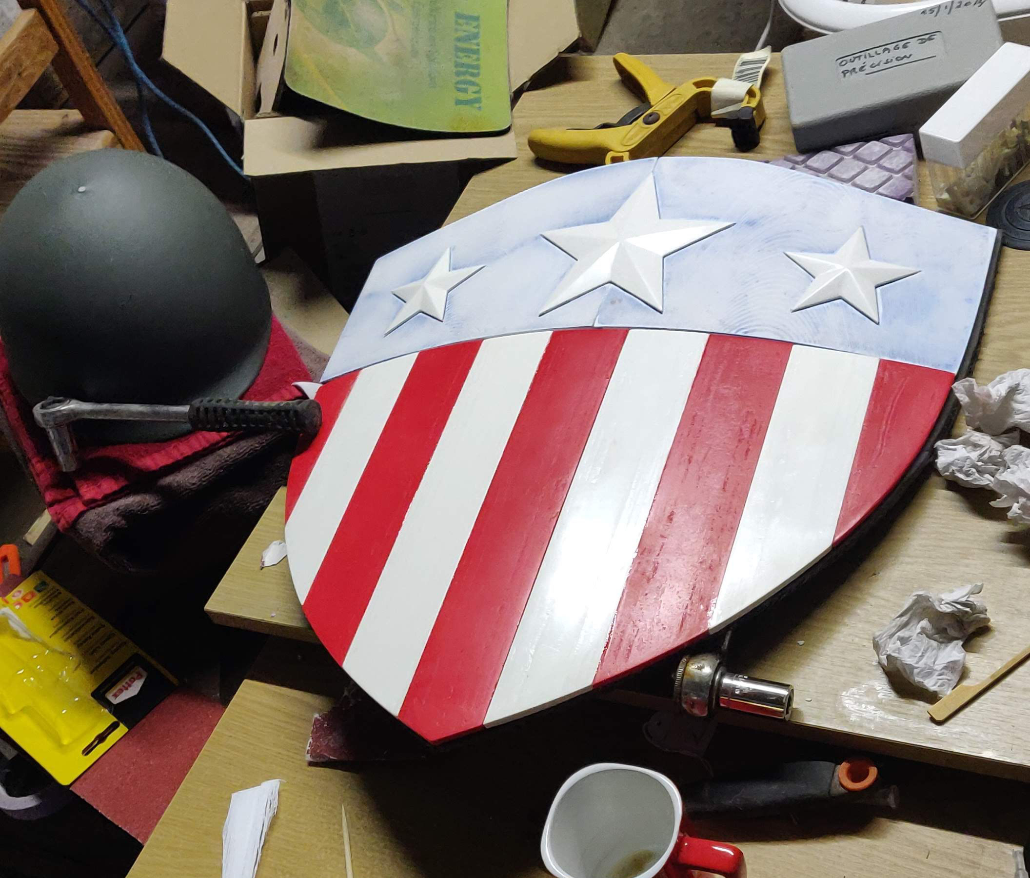 Captain America Original Shield 3D model 3D printable | CGTrader