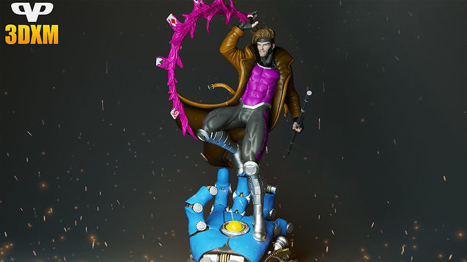 Gambit for 3D Printing STL 3D model 3D printable | CGTrader