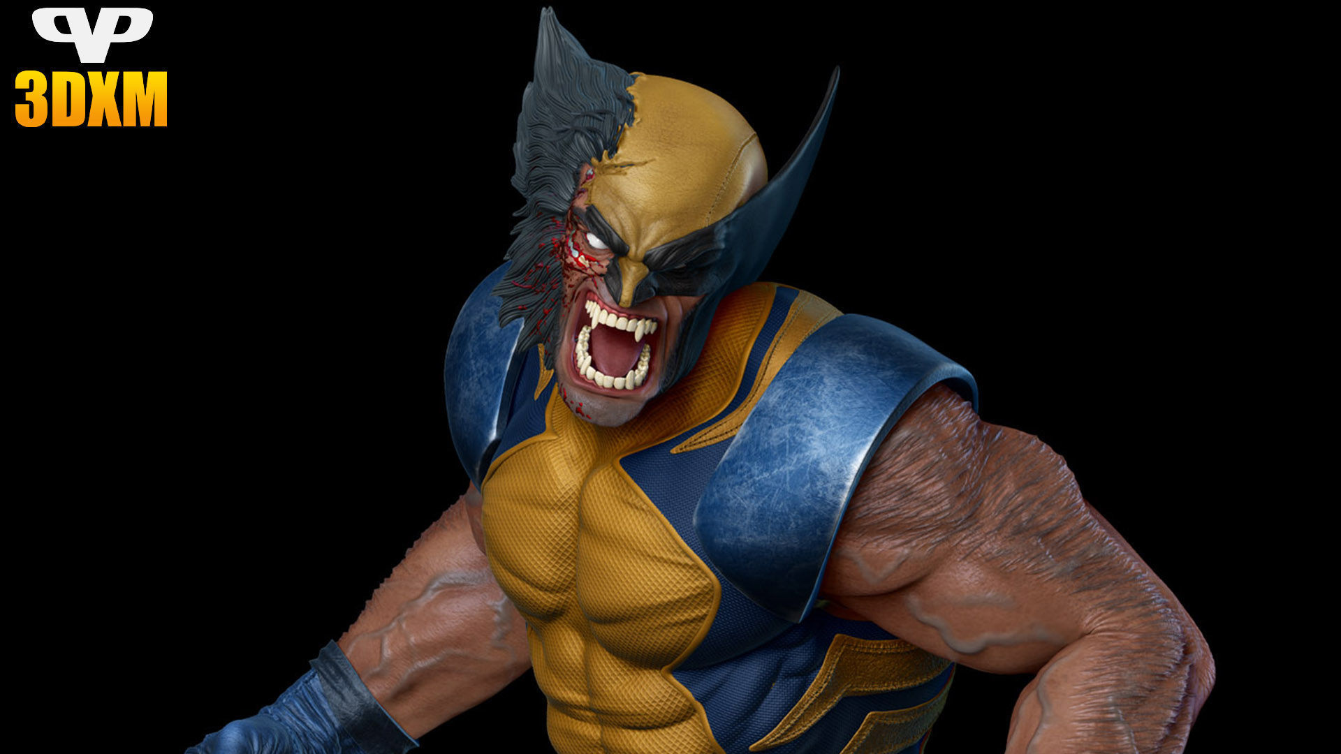 Wolverine for 3D Printing STL 3D model 3D printable | CGTrader
