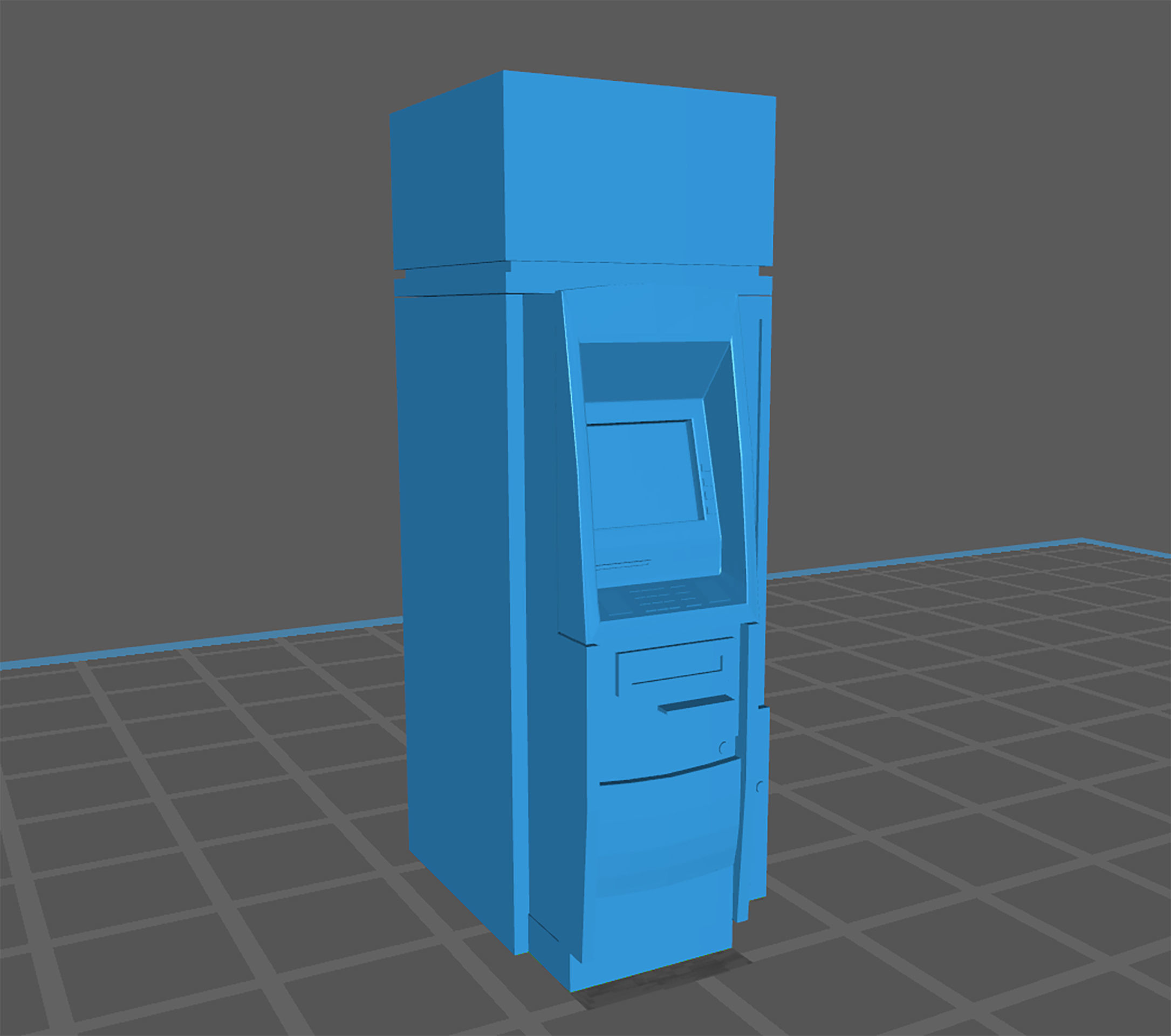 ATM Booth 3D model | CGTrader