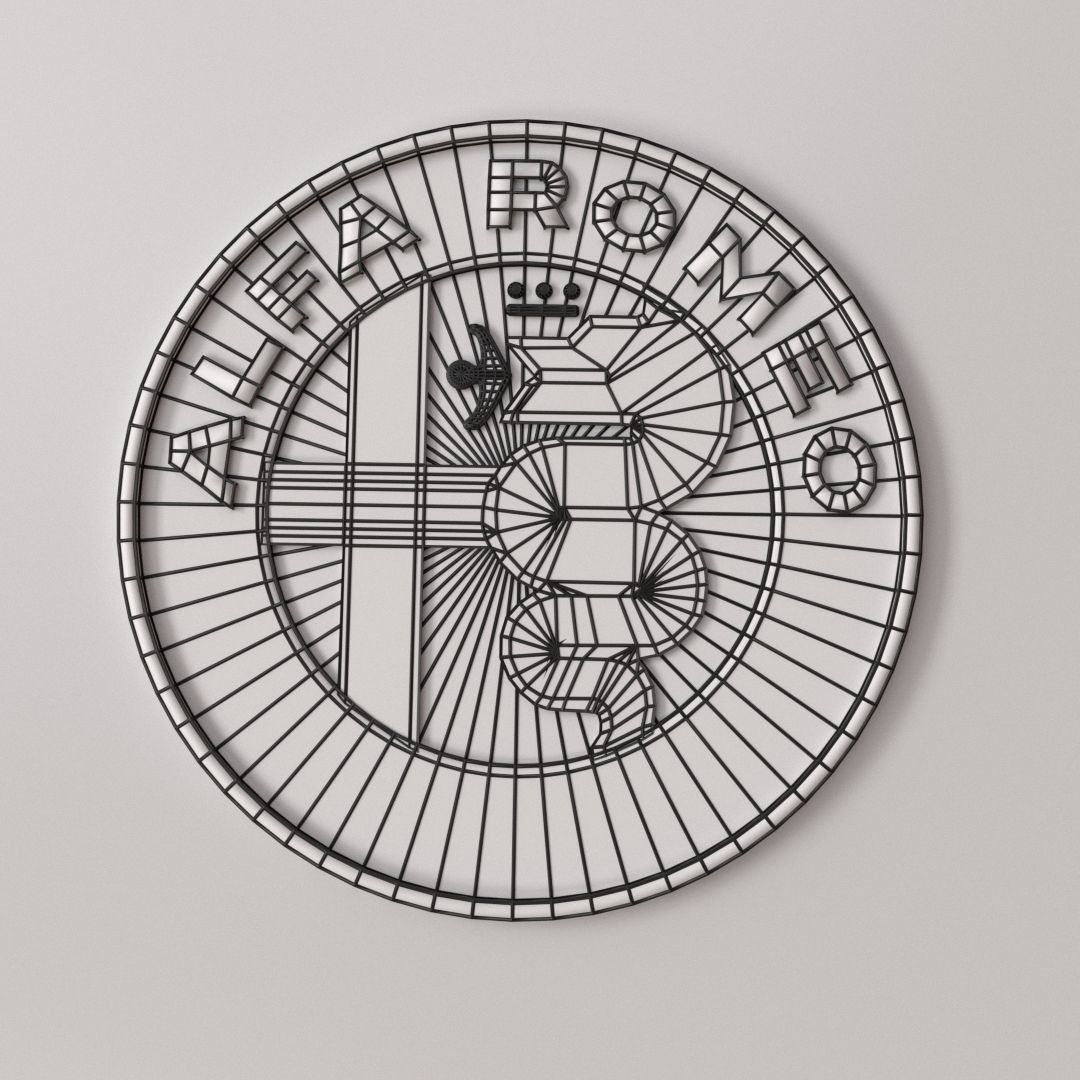 Alfa Romeo Emblem 3D model | CGTrader