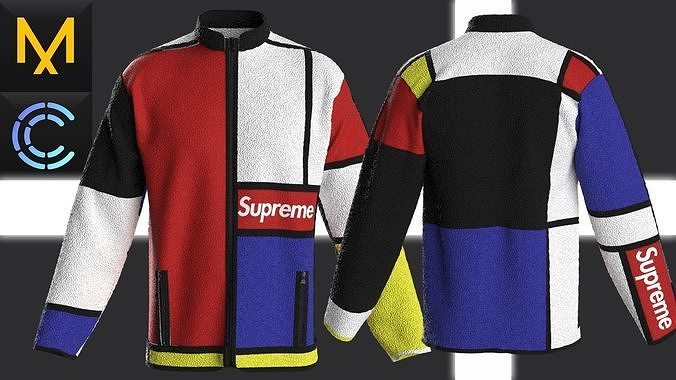 New Concept Jacket Supreme Male Obj Fbx ZPRJ 3D model | CGTrader