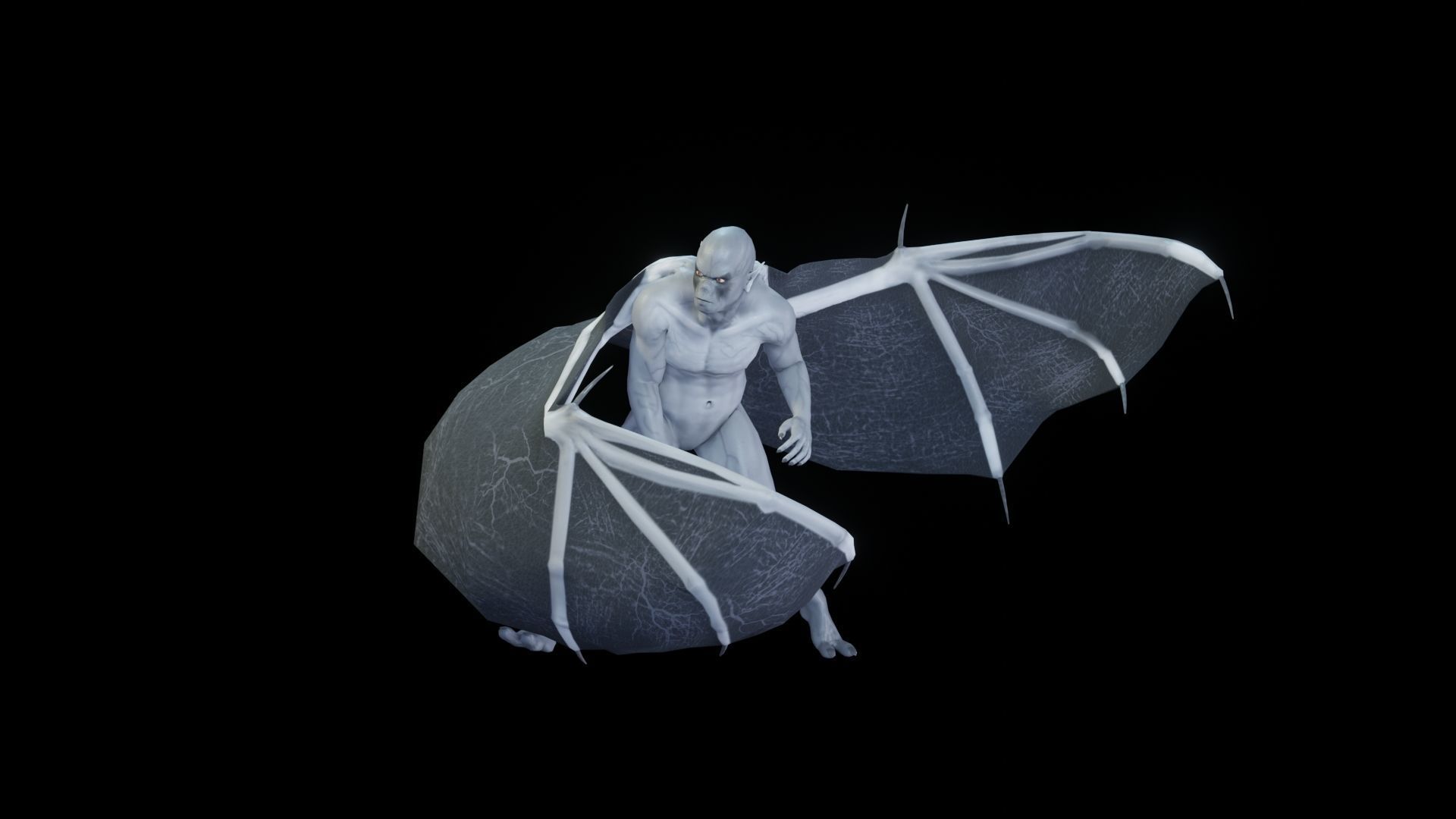 3D model Monster Bat VR / AR / low-poly | CGTrader
