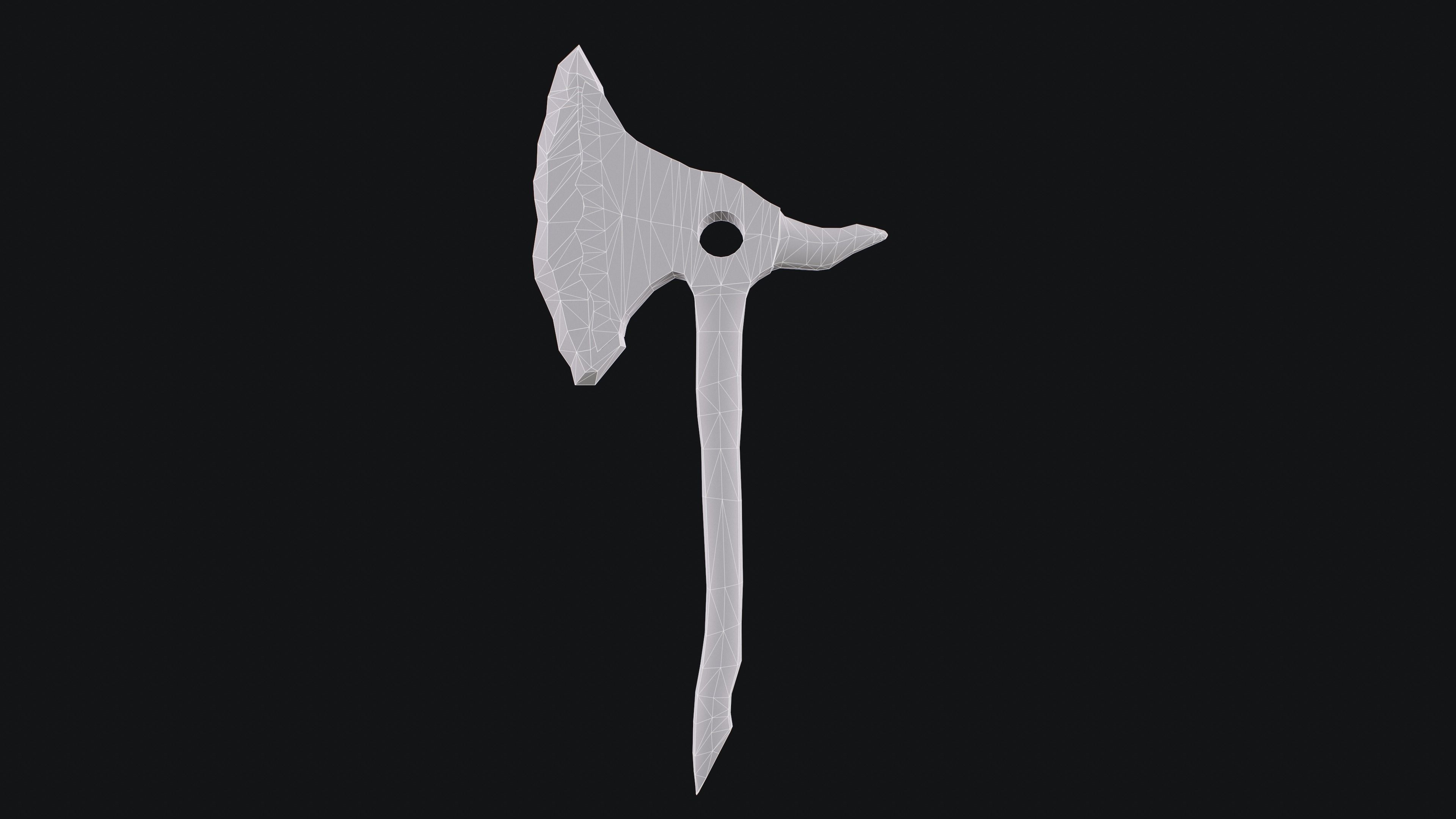 3D model Demon Axe VR / AR / low-poly | CGTrader
