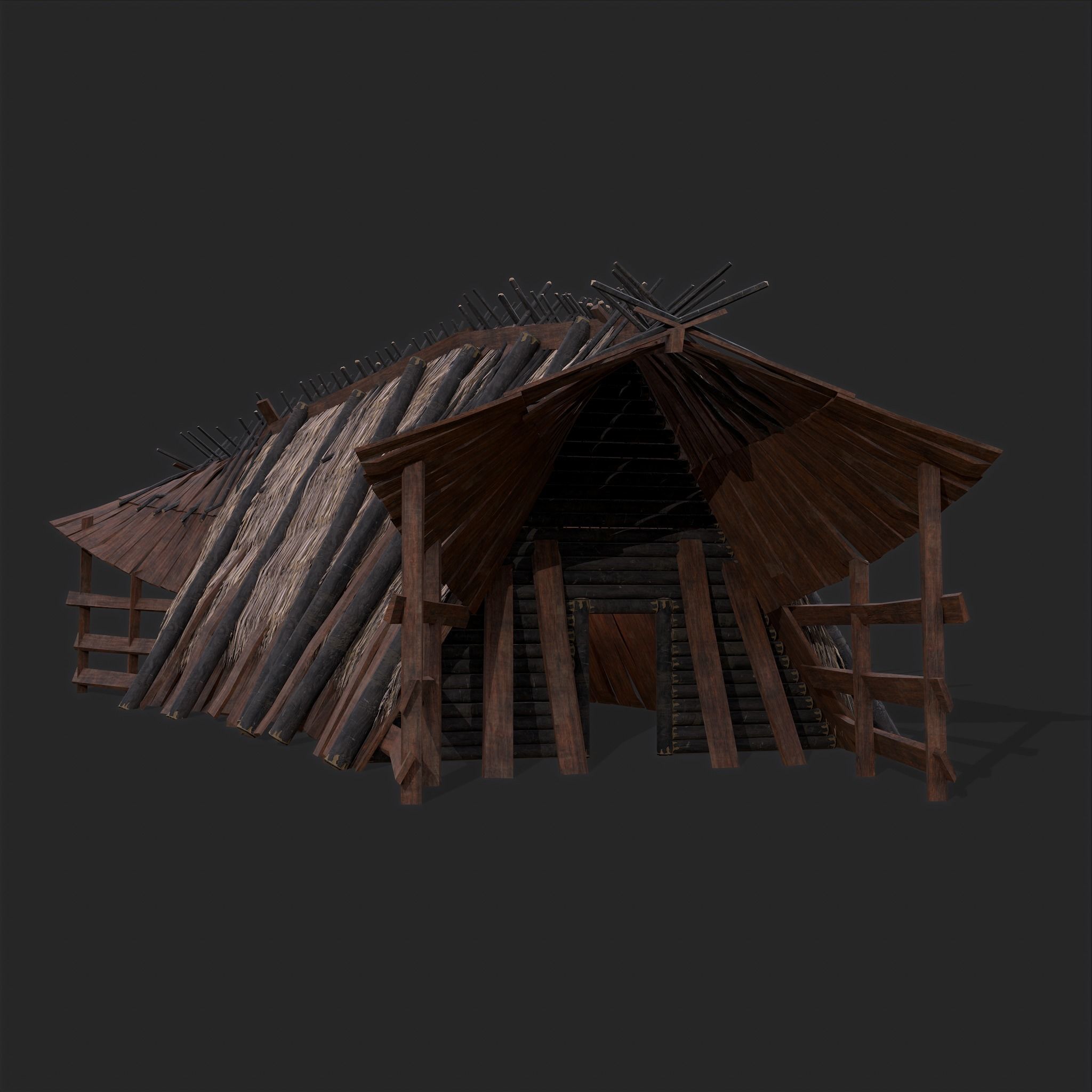 3D model Viking Hut H VR / AR / low-poly | CGTrader