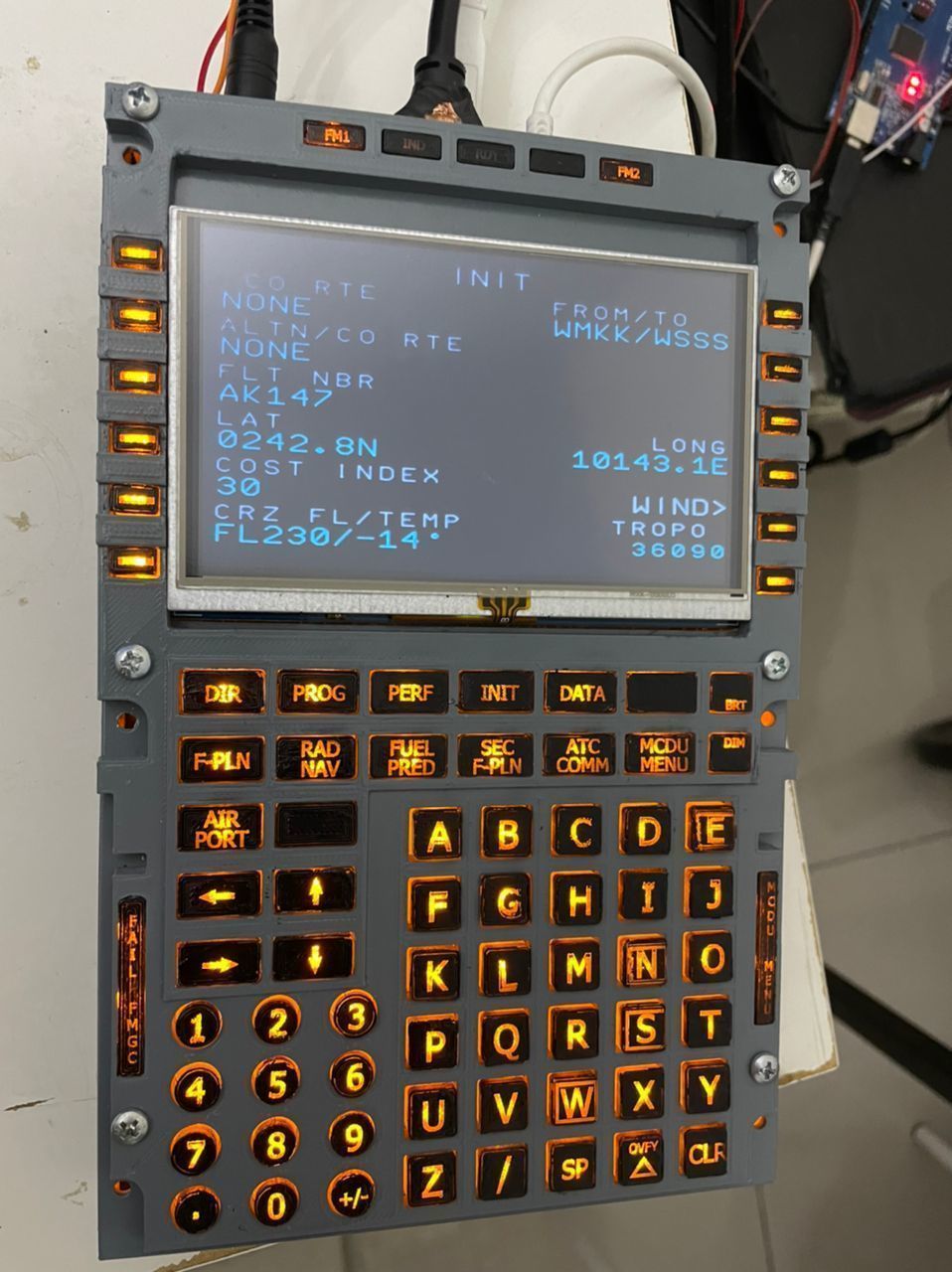 AIRBUS A320 MCDU 3D model 3D printable | CGTrader