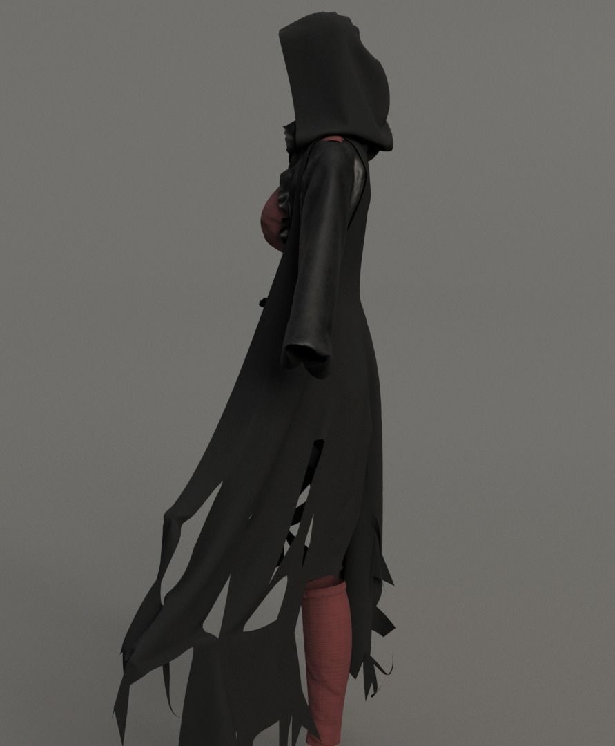 Anime Costume 3D model | CGTrader