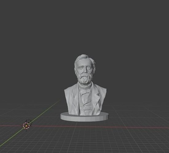 Alfred Nobel 3D model 3D printable | CGTrader