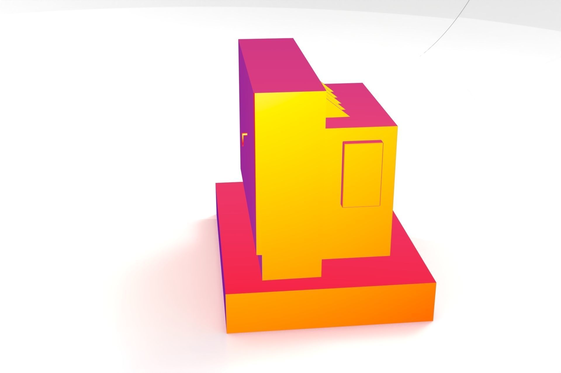3D model industrial transformer - Low Poly - PBR VR / AR / low-poly ...