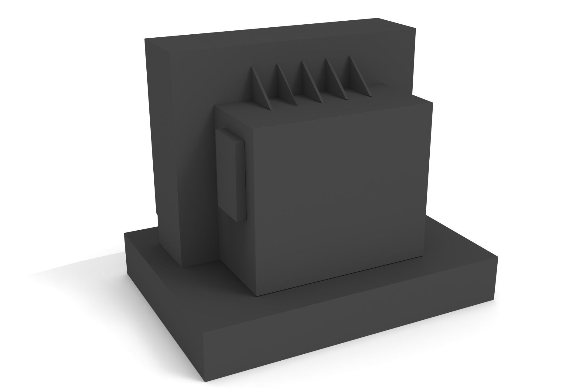3D model industrial transformer - Low Poly - PBR VR / AR / low-poly ...