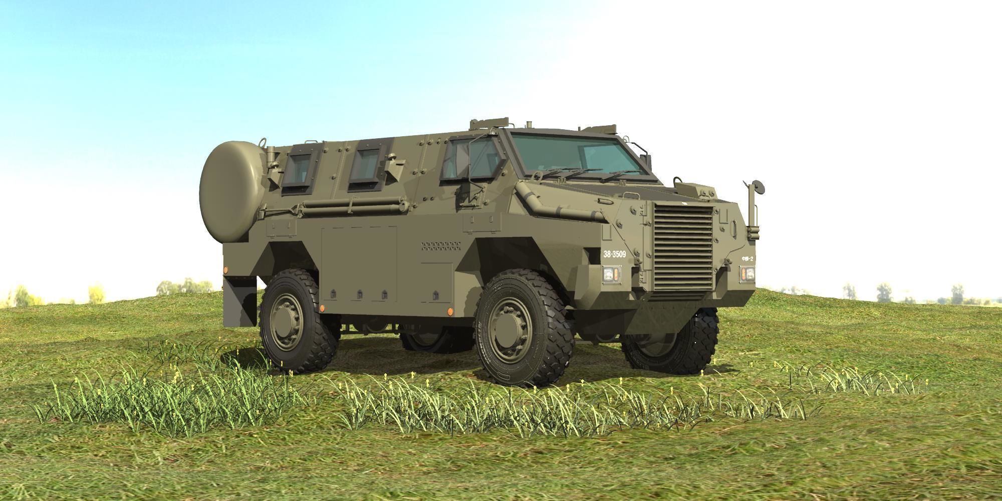 JGSDF MRAP Bushmaster 3D model | CGTrader