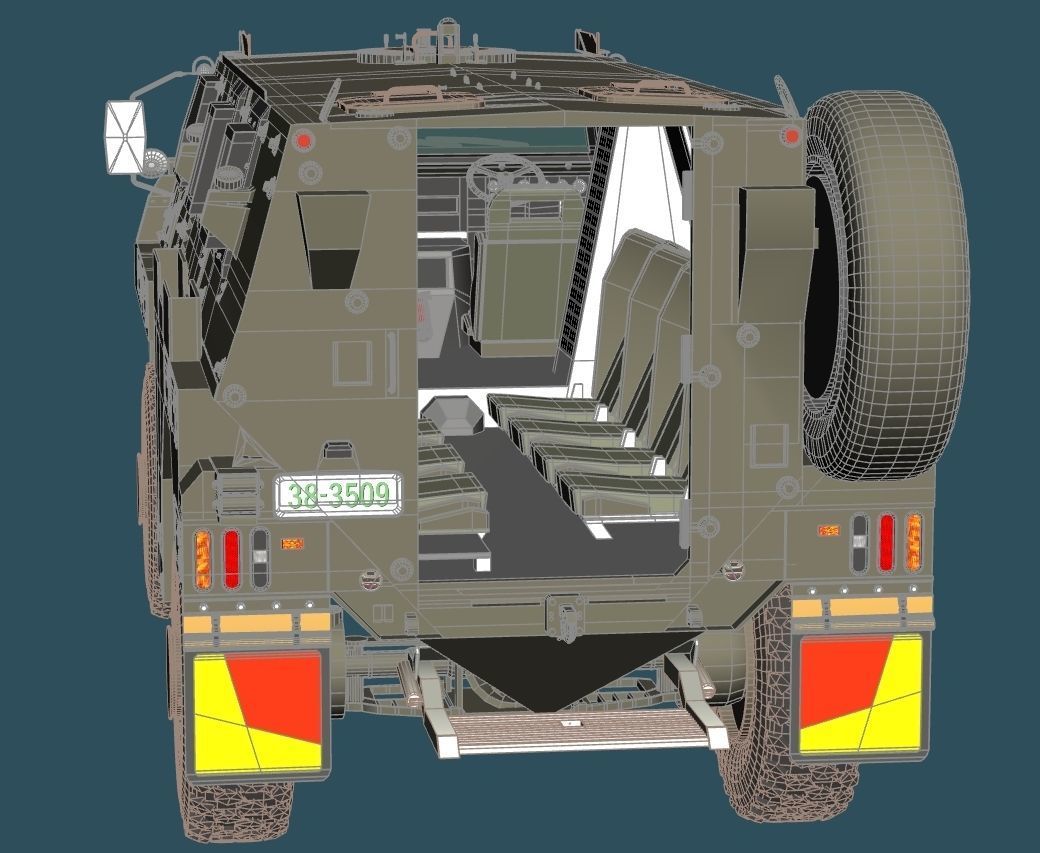 JGSDF MRAP Bushmaster 3D model | CGTrader