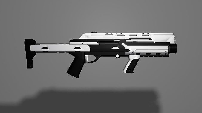 3D model Scifi Rifle Gun VR / AR / low-poly | CGTrader