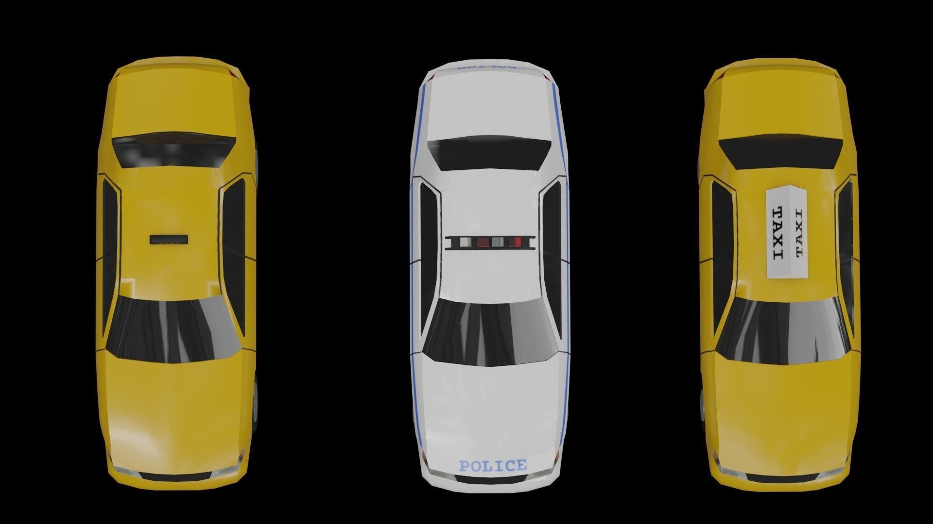 3D model Passenger car pack VR AR VR / AR / low-poly | CGTrader