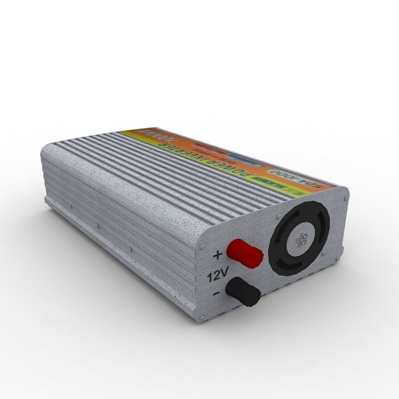 Inverter dc to ac power 3D model | CGTrader