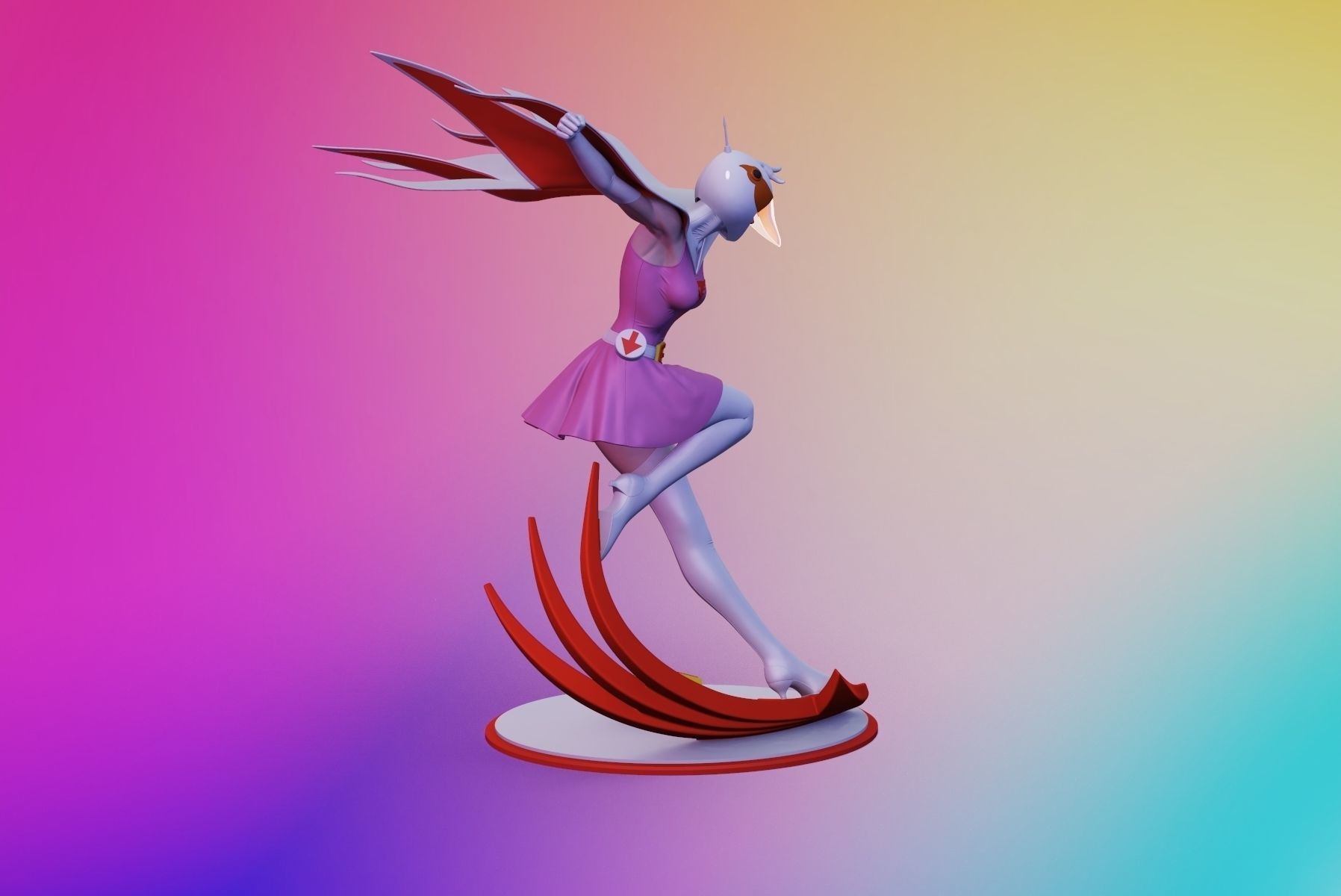G-Force - Gatchaman - Swam Princess 3D model 3D printable | CGTrader